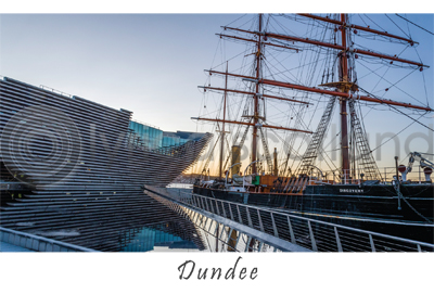 V&A Dundee & RRS Discovery Dundee Postcard (H A6 LY)