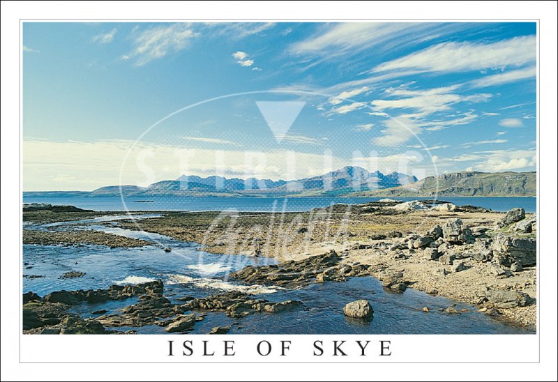 Cuillin and Blaven from Ord, Sleat, Isle of Skye Postcard (H SG)