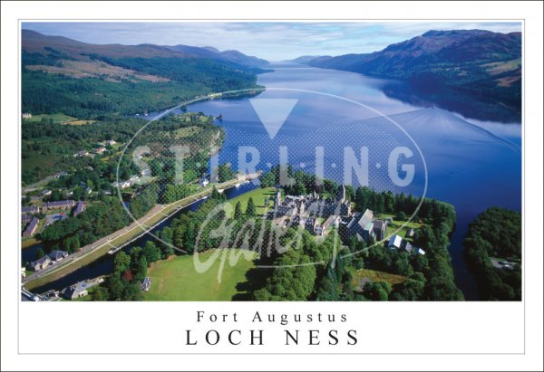 Fort Augustus - Loch Ness, Aerial view Postcard (H SG)