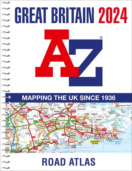 zz Great Britain Road Atlas 2024 A4 Sprial (OP, now 11244)